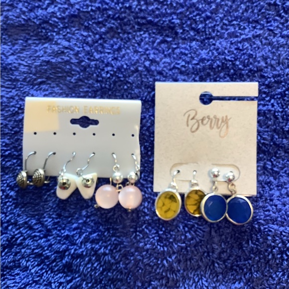 Kohl's | Jewelry | 5 Different Earring Shapes And Colors | Poshmark
